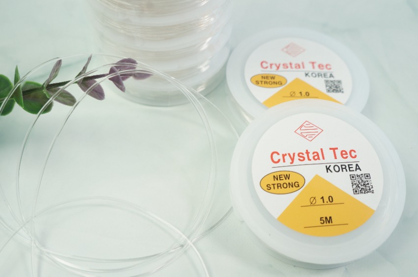CLEAR ELASTIC CORD (Crystal Tec)